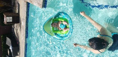 Swimways Infant Baby Spring Float - Green : Target