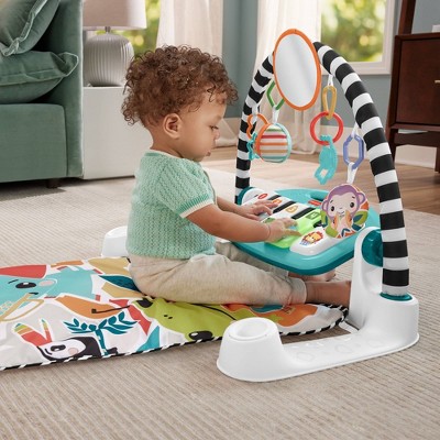 Fisher-price Glow & Grow Kick And Play Gym - Blue : Target