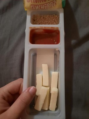 Lunchables Dunkables Cheese Sticks With Pizza Sauce And Bread Crumbs ...