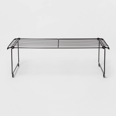 Stackable Single Shoe Rack Black - Room Essentials™: Freestanding Shoe ...