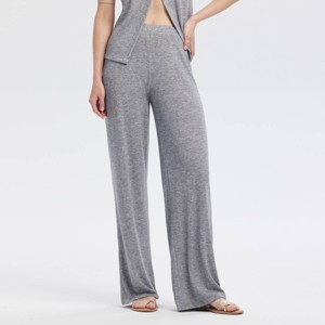 Women's Mid-Rise Light Sweater Knit Straight Leg Pull-On Pants - A New ...
