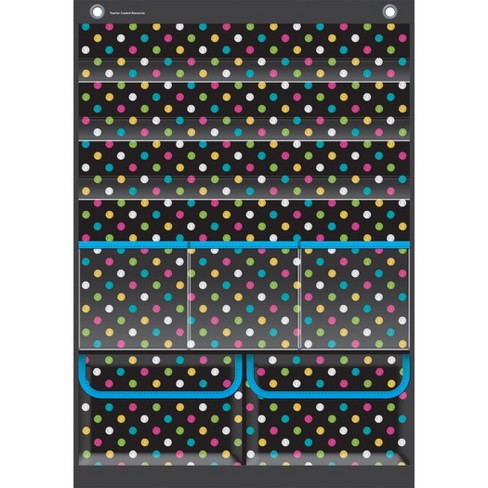 Teacher Created Resources® Chalkboard Brights Place Value Pocket Chart ...