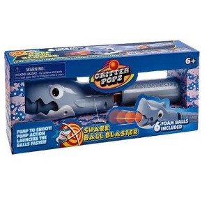 Critter Pops Shark Ball Blaster Foam Ball Launcher Toy Ages 5+ : Target