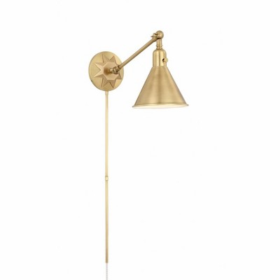Crystorama Lighting Mitchell 1 - Light Swing Arm Lamp In Matte Black : Target