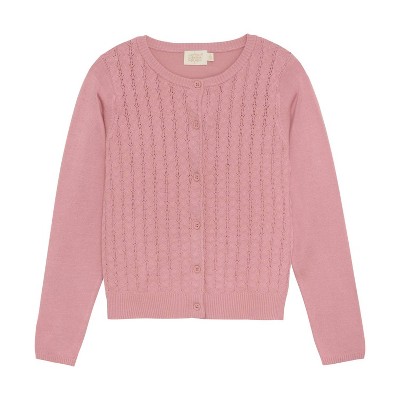 Girl Pointelle Cardigan - Creamie 6 : Target