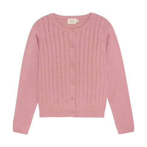 Girl Pointelle Cardigan - Creamie : Target