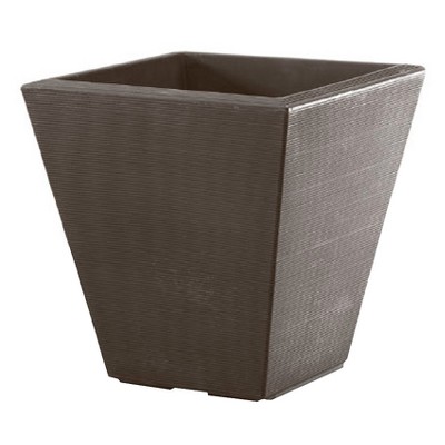 Outsunny 28" Tall Plastic Planters, 3-pack, Large Taper Outdoor ...