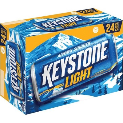 Keystone Light Beer - 24pk/12 Fl Oz Cans : Target