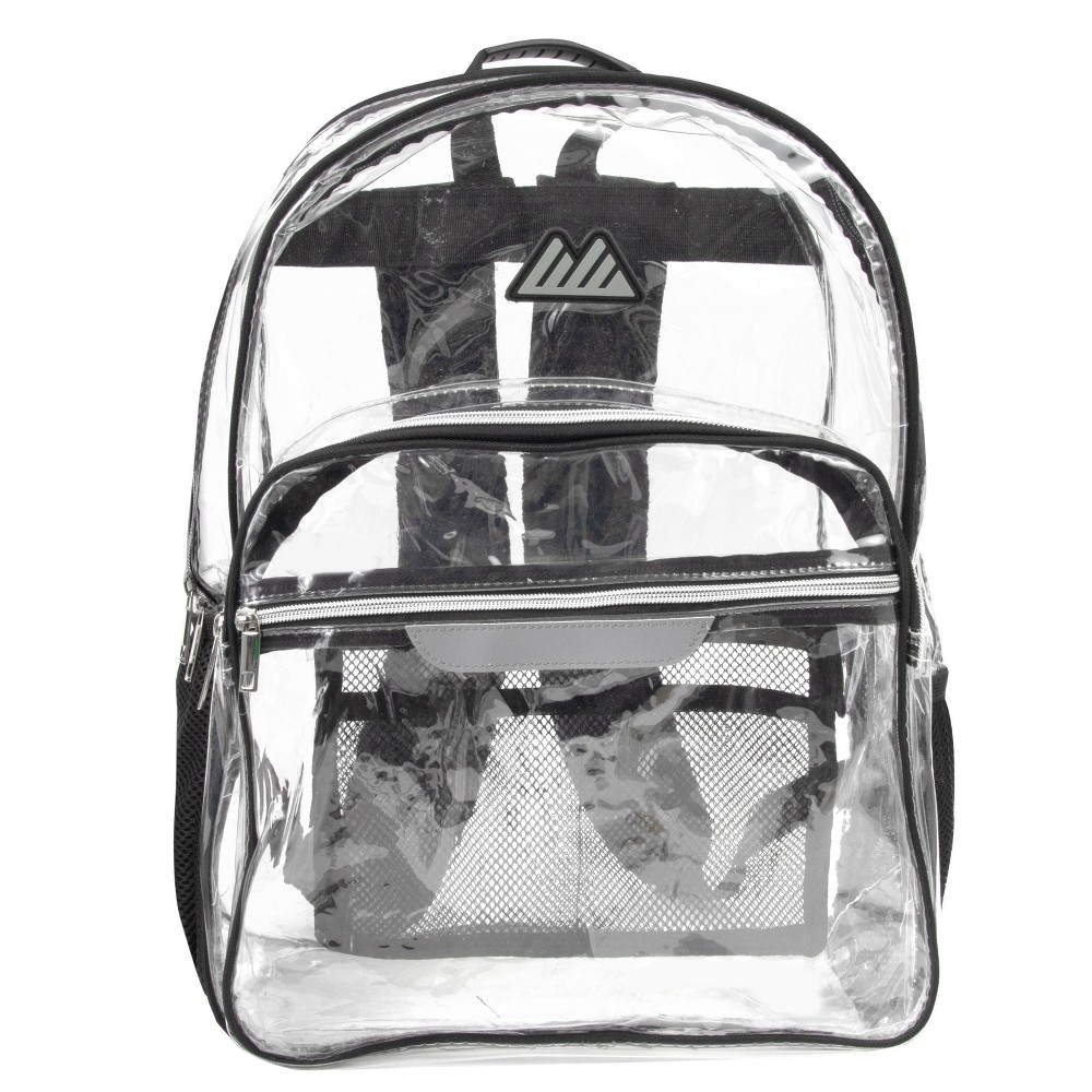 UPC 089305540893 - Summit Ridge Clear Backpack - Black: Water-Resistant ...