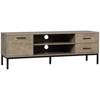 Homcom Tv Stand For Tv Up To 50 Inches, Entertainment Center With Door ...