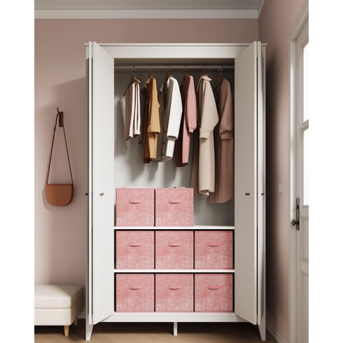 Songmics Storage Cubes, 13-inch Non-woven Fabric Bins With Double ...