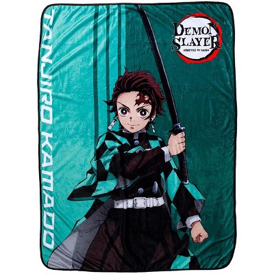 Surreal Entertainment Demon Slayer Tanjiro 45 X 60 Inch Fleece Throw ...