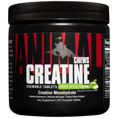 Universal Nutrition Animal Creatine Chews - Sour Green Apple - 120 ...