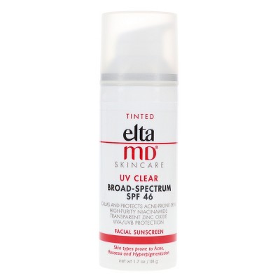 Elta Md Uv Clear Spf 46 Tinted Broad Spectrum Facial Sunscreen 1.7 Oz ...