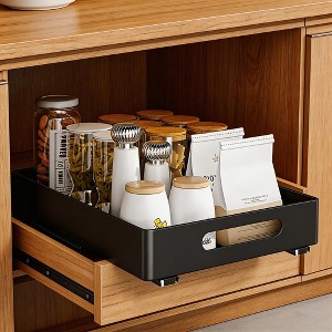 Pull Out Cabinet Organizer, Sliding Drawer Storage Basket for Kitchen ...