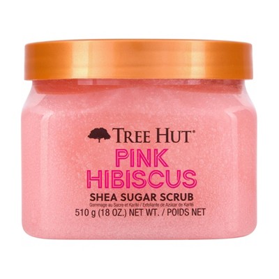 Tree Hut Pink Hibiscus Shea Sugar Body Scrub - 18oz : Target