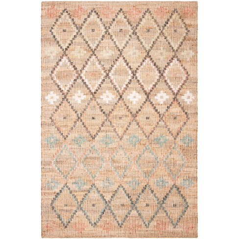 Kilim Klm753 Hand Loomed Area Rug - Natural/blue - 5'x8' - Safavieh ...