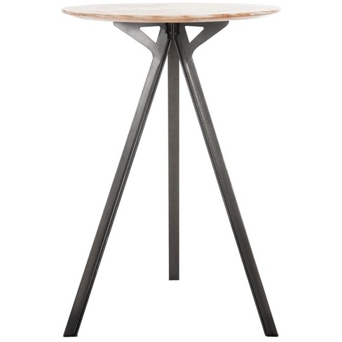 Axel Tripod Pub Table - Grey Wash/black - Safavieh : Target