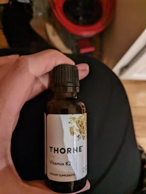 Thorne Vitamin K2 Liquid (1 Mg Per Drop) - Concentrated Vitamin K2 ...