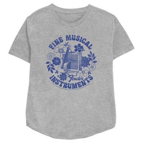 Women's Fender Distressed Fine Musical Instruments T-shirt : Target