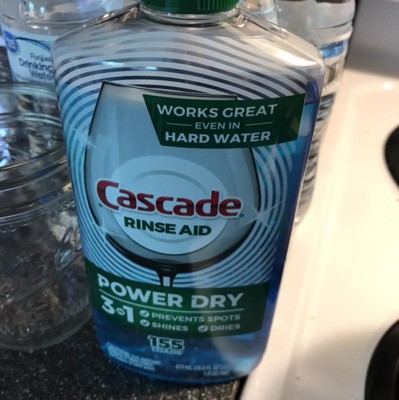Cascade Power Dry Dishwasher Rinse Aid - 16 Fl Oz : Target