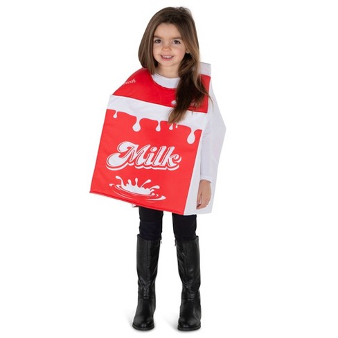 Dress Up America Milk Carton Costume For Kids - Medium/large : Target