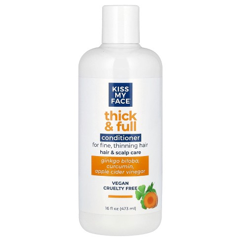 Kiss My Face Thick & Full Conditioner, For Fine Thinning Hair, 16 Fl Oz ...