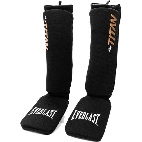 Everlast Titan Mma Protective Shin Instep Guards - Black : Target