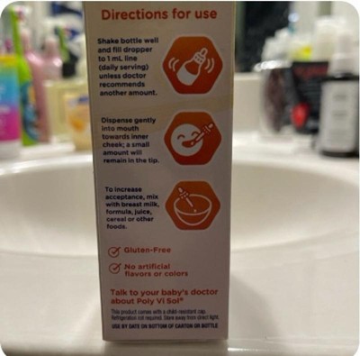 Enfamil Poly-vi-sol Multivitamin Dietary Supplement Drops - 1.69oz : Target