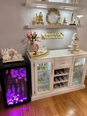 Newair Prismatic Series 85 Can Beverage Refrigerator With Rgb Hexacolor ...