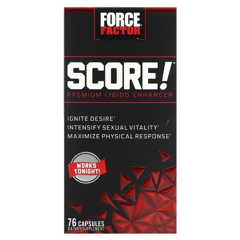 Force Factor Score! Premium Libido Enhancer, 76 Capsules : Target