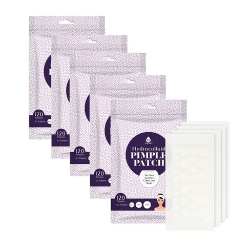 Pursonic Hydrocolloid Pimple Patch, 120-count, Multi Size Acne Solution ...