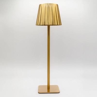 National Brand Portable and Rechargeable LED Touch Lamp with Pleated ...