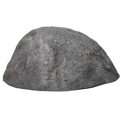 Gardenised Small Flower Faux Rock Fiberglass Garden Decorative Water ...