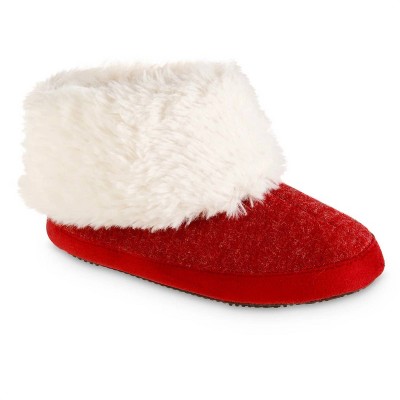 Women's Heather Knit Marisol Boot Eco Comfort Slipper - Isotoner Xl ...