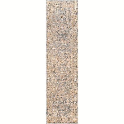 Mark & Day Harpers Ferry 2'7"x7'3" Runner Woven Indoor Area Rugs Denim ...
