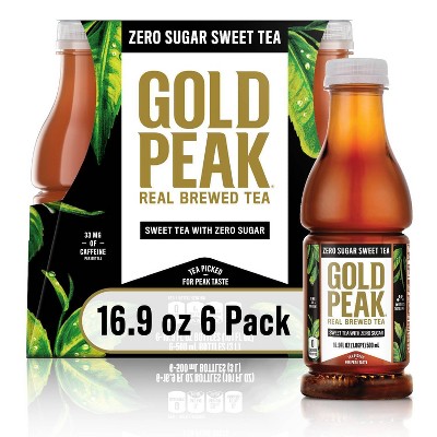 Gold Peak Zero Sugar Tea - 6pk/16.9 Fl Oz Bottles : Target