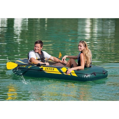 Intex 68347ep Seahawk 2 Inflatable Boat Set: Includes Deluxe 48in Boat ...