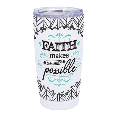 Elanze Designs Faith Makes All Things Possible Geometric Wrap-around ...