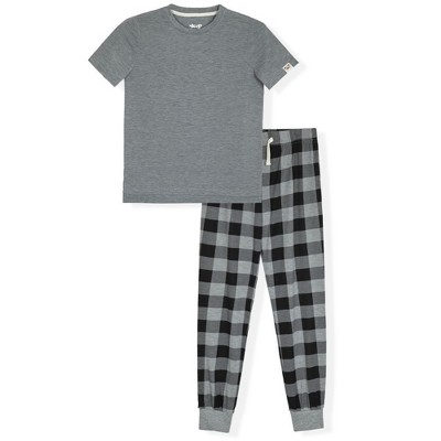 Sleep On It Boys 2-piece Short-sleeve Jersey Pajama Pants Set - Gray ...
