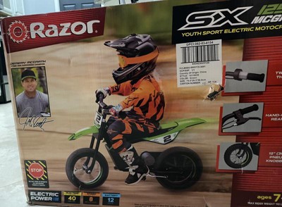 Razor Sx125 12v(100w) Mcgrath Dirt Electric Bike - Green : Target