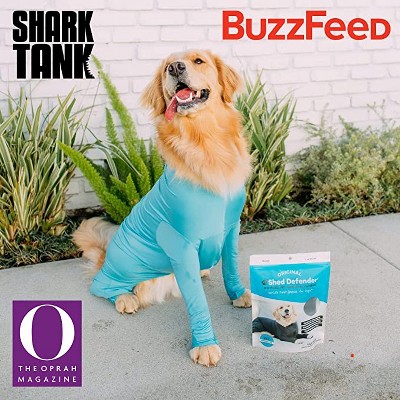 Shed Defender Sport Dog Onesie - Contains Shedding, Reduces Anxiety ...