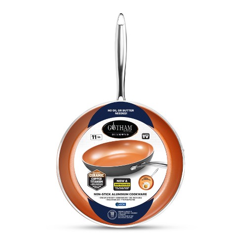 Gotham Steel 11" Nonstick Fry Pan With Stay Cool Handle (b2) : Target
