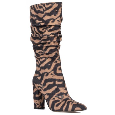 Fashion To Figure Women's Lisette Knee High Boot - Wide Width - 7 ...