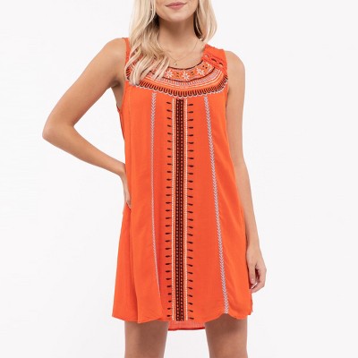 Mine Fashion Women's Floral Print Mini Dress : Target