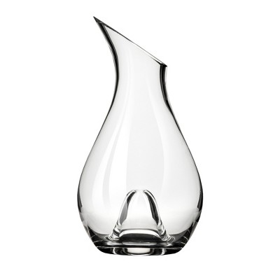 True Centerpiece Tabletop Clear Glass Decanter, Whiskey Liquor Decanter ...