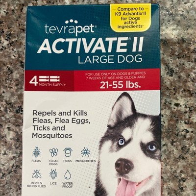 Tevra Pet Activate Ii Flea And Tick Treatment For Medium Dogs - 11 To ...