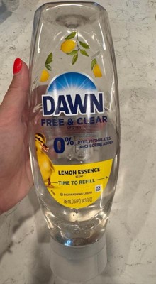 Dawn Lemon Essence Free & Clear Ez Squeeze Dishwashing Liquid - 24.3 Fl ...