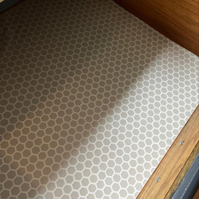 Con-tact 18"x16' Adhesive Shelf Liner - Simple Honeycomb Gray : Target