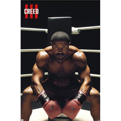 Trends International Creed III - Adonis One Sheet Magnetic Framed Wall ...